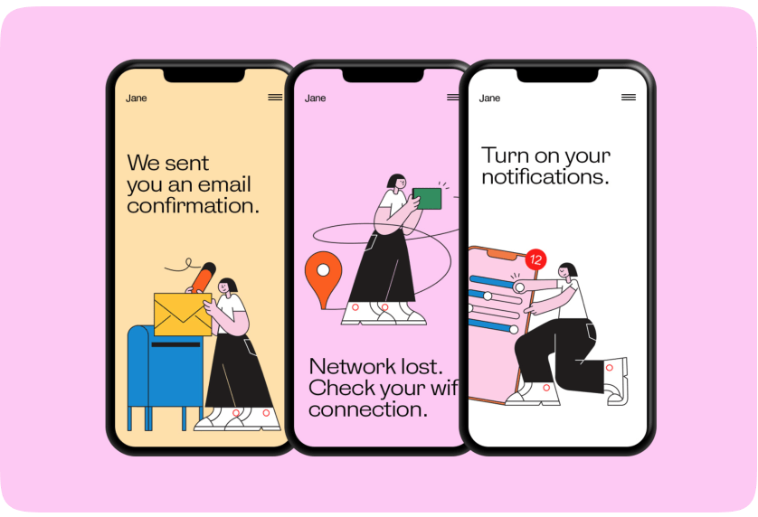 Jane Illustrations | DrawKit